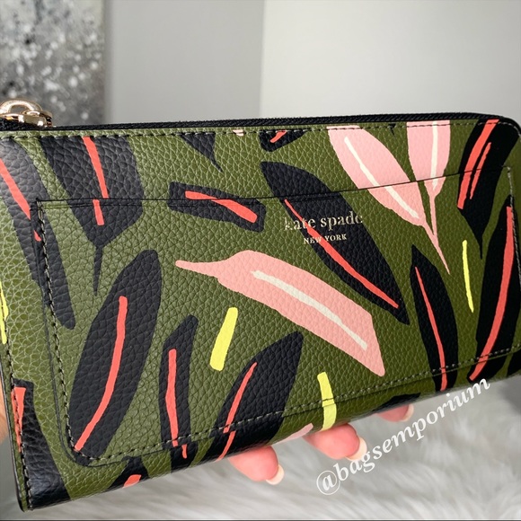 kate spade | Bags | Kate Spade Lzip Continental Leather Wallet | Poshmark
